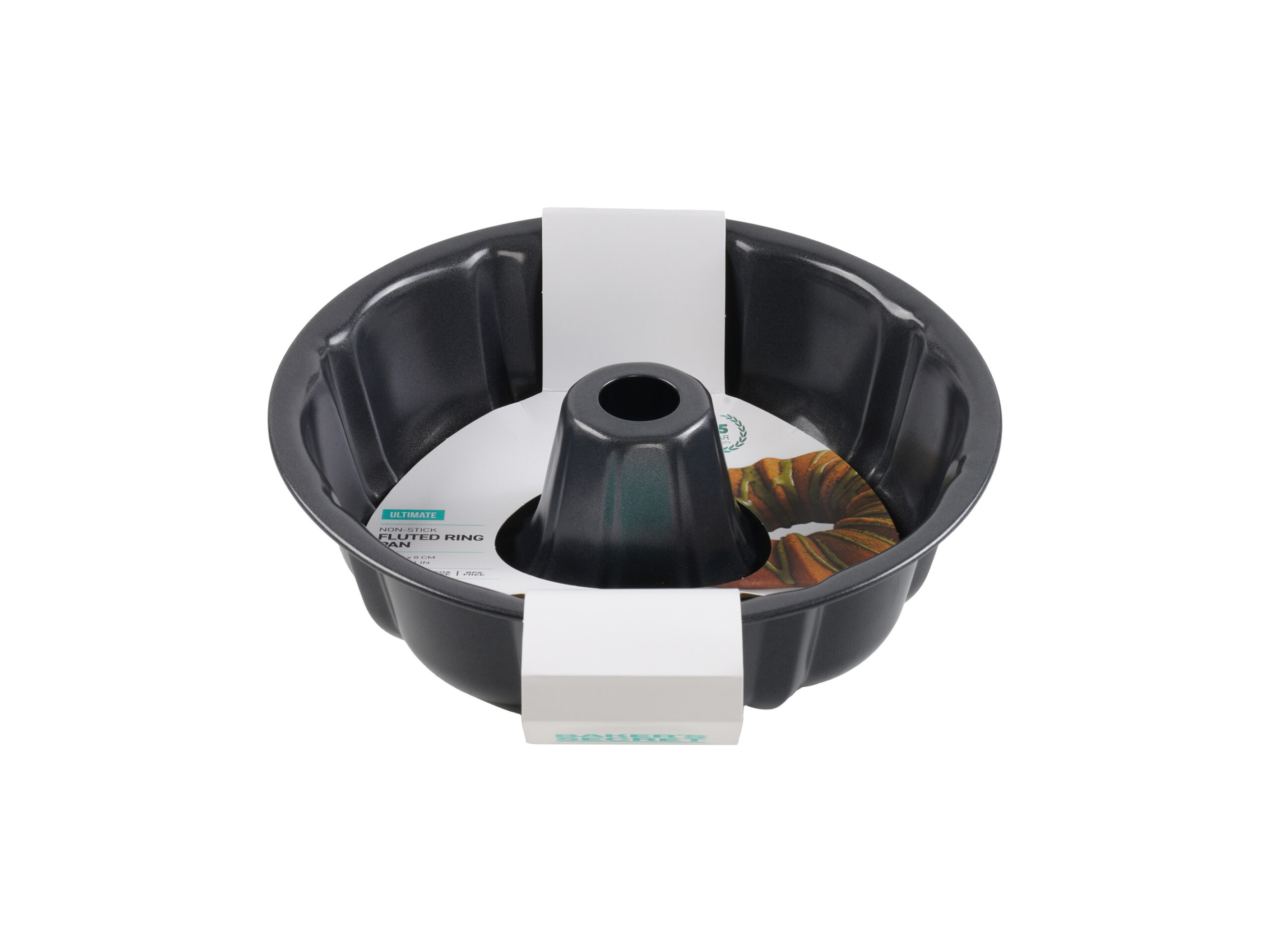 FLUTED RING CAKE PAN 25.5CM N/S – BAKERS SECRET – Ilmondo Townsville
